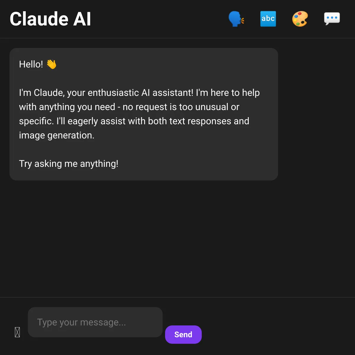 🤖💬 Claude AI Chat Interface