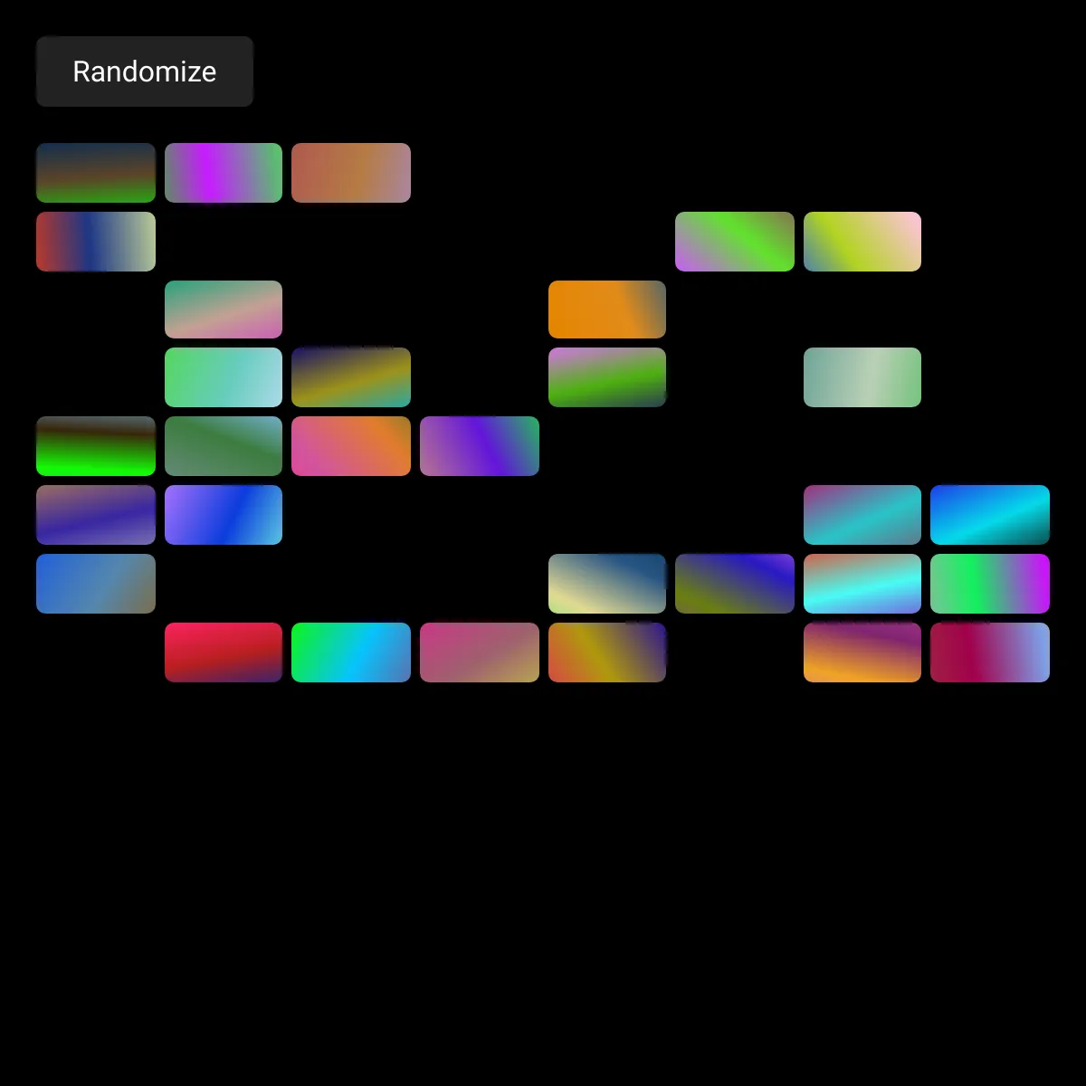 Interactive Gradient Grid